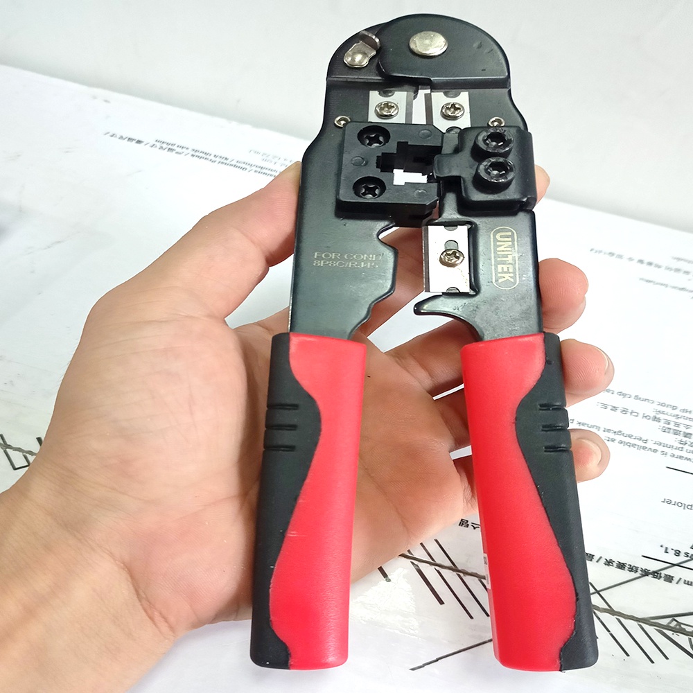 Unitek OT35RD GENUINE RJ45 NETWORK CLIPPERS | Shopee Singapore