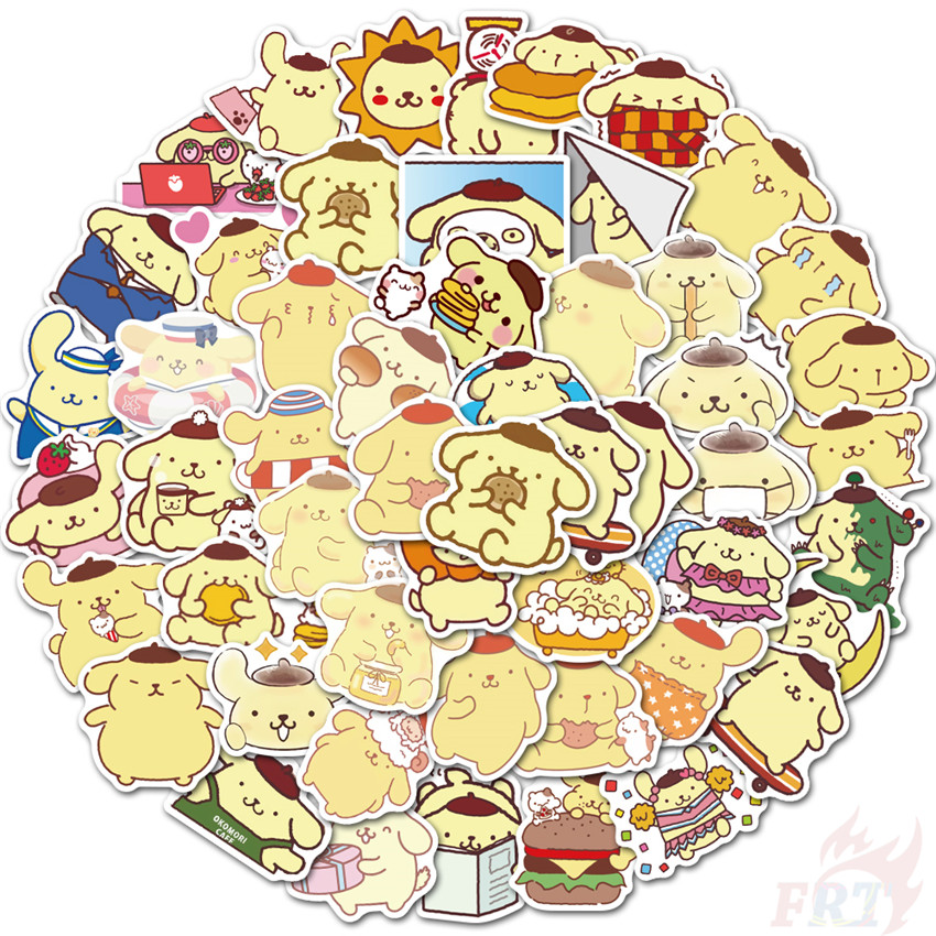 Pom Pom Purin Series 02 - Kawaii Sanrio Character Stickers 50Pcs/Set ...