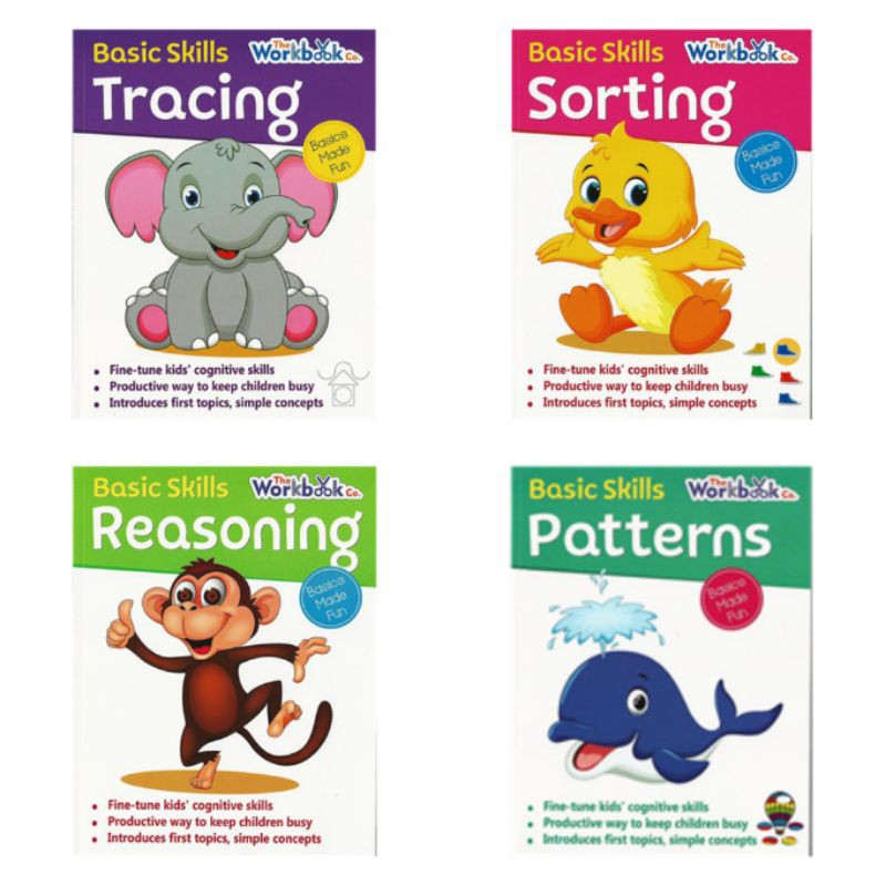 Basic Skills Tracing Sorting Reasoning Patterns Activity Book | Shopee ...