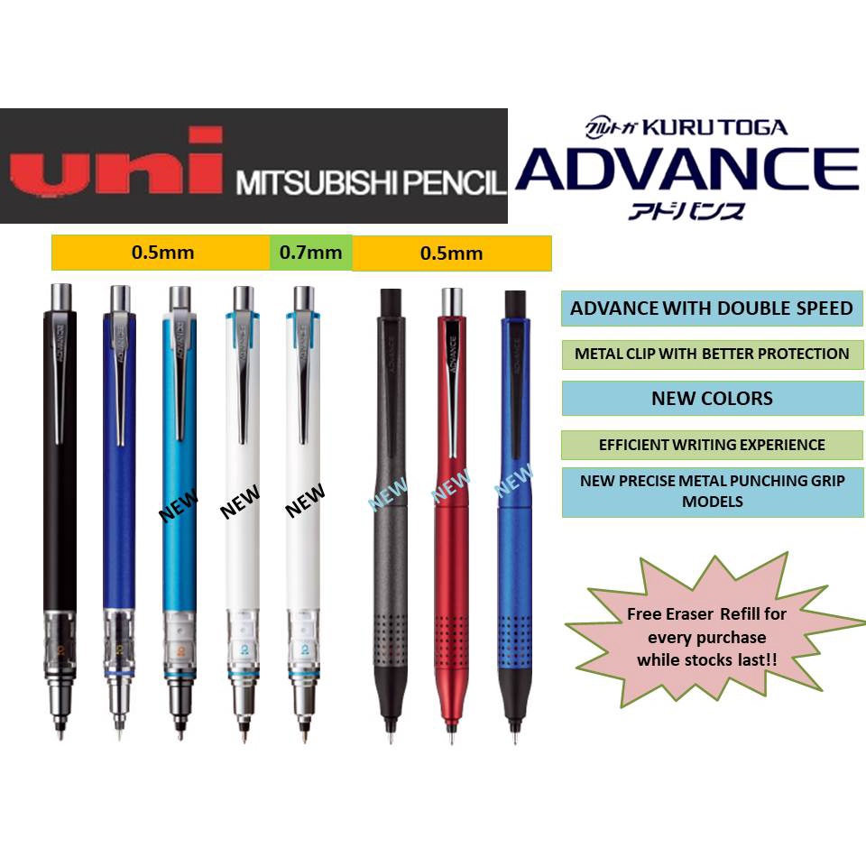 Collection Series of ADVANCE Uni Kuru Toga Auto Lead Rotation ...