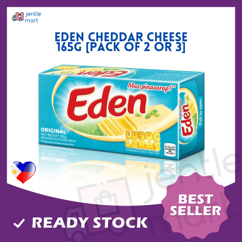 Eden Cheese 165g - [Cheezy Pack of 2 or 3] | Shopee Singapore