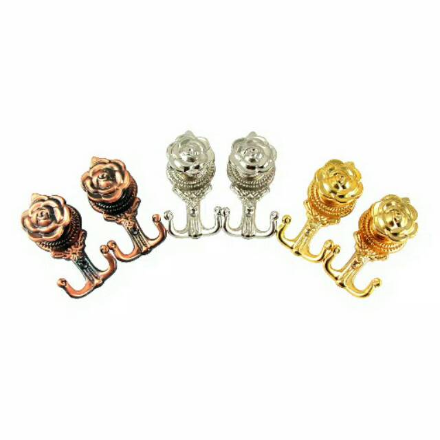 MAWAR Rose Hook (curtain rope Hook) | Shopee Singapore