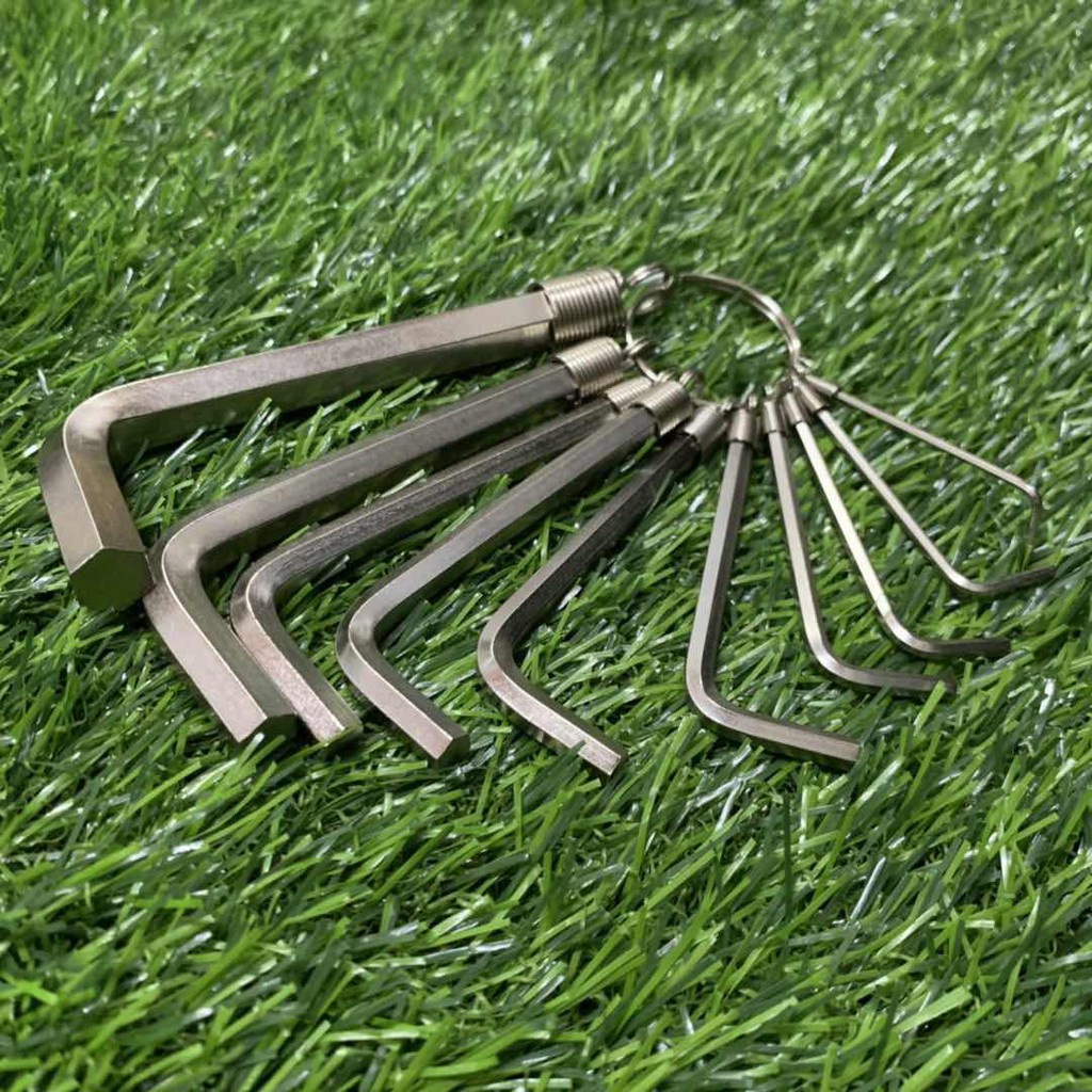 Orex 103-01-124 10pcs. Metric Allen Key Hex Wrench Set (Silver ...