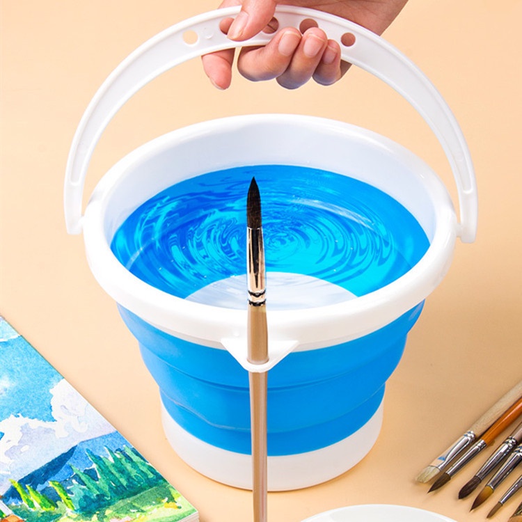 Foldable Brush Washing Plastic Bucket | Shopee Singapore