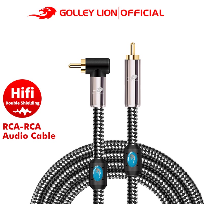 GOLLEY LION RCA Male to Male Digital Coaxial Audio Cable for TV DVD ...