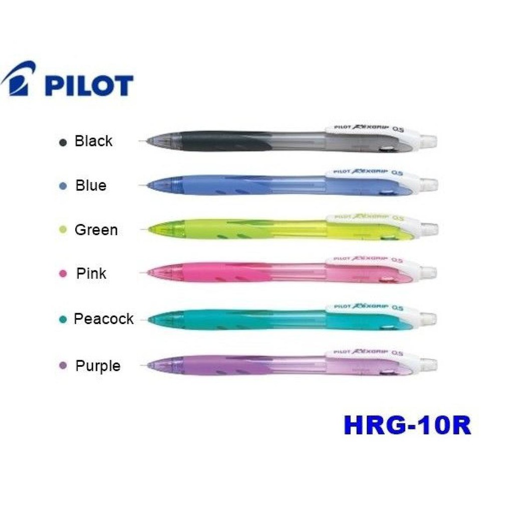( Bundle of 6 )Pilot REXGRIP Mechanical Pencil 0.5mm / 0.7mm | Shopee ...