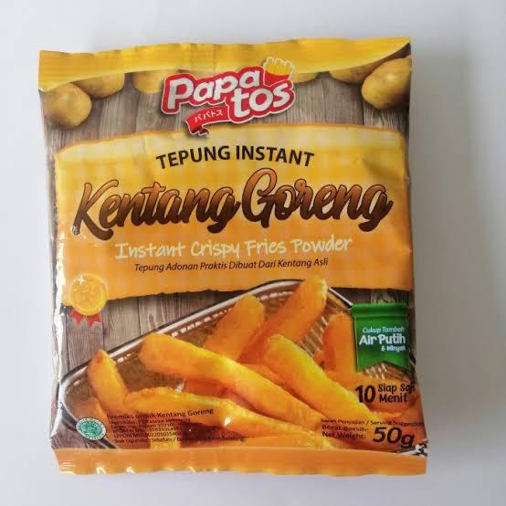 PAPATOS INSTANT FRIES FLOUR 50 GR | Shopee Singapore