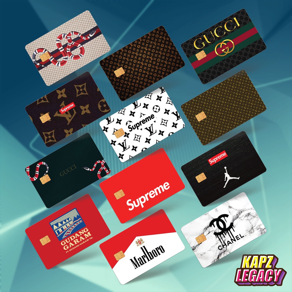 KapzLegacy Brand ATM Bank Sticker Card Cover Access Touch n Go Skin ...