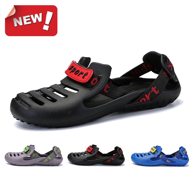 Waterproof Beach Sandals Plus Size 39-47 Light Anti Slip Men Shoes ...