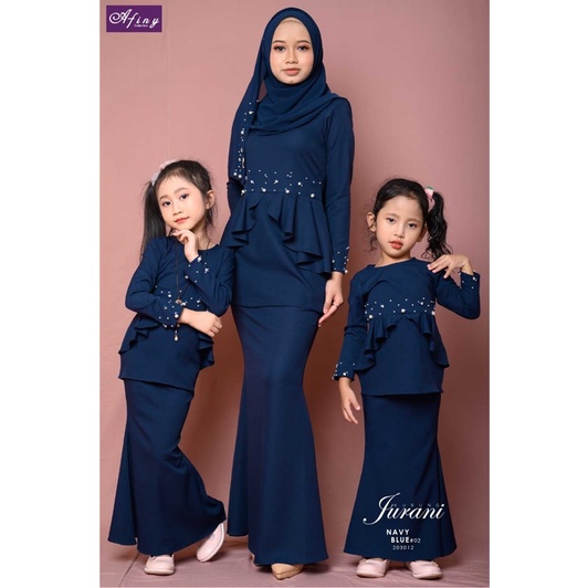 RAYA 2024 3 kurung Jurani sedondon baju kurung modern ibu anak family ...