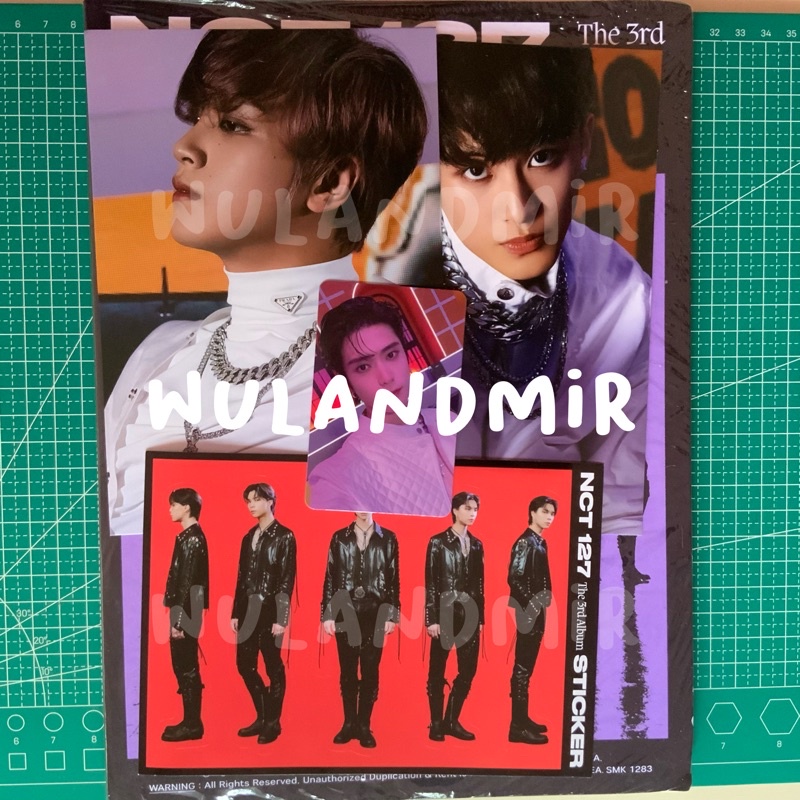 Nct 127 3rd Album Sticker ver. Unsealed Fullset pc jaehyun postcard ...
