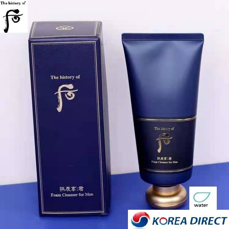 The History of Whoo Foam Cleanser for Men 180ml | Shopee Singapore