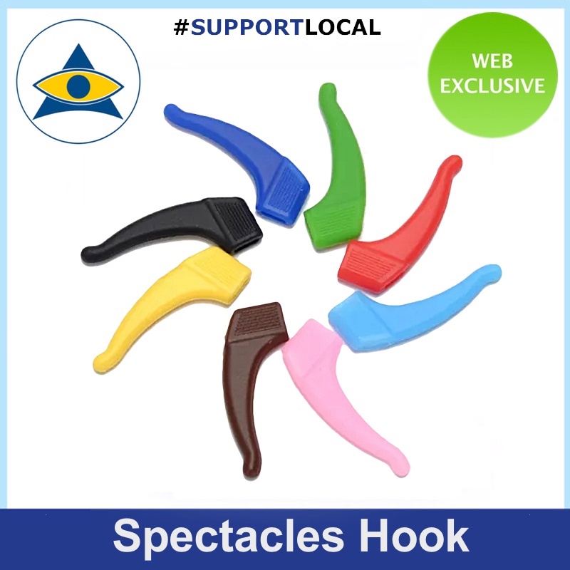 Eyewear Ear Rubber Hook Spectacle Glasses Anti Slip (Regular) | Shopee ...