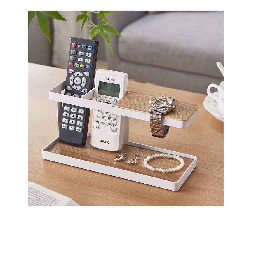 Watch Jewelry Display Stand Box Wood Watches Desk Keys Storage Rack ...