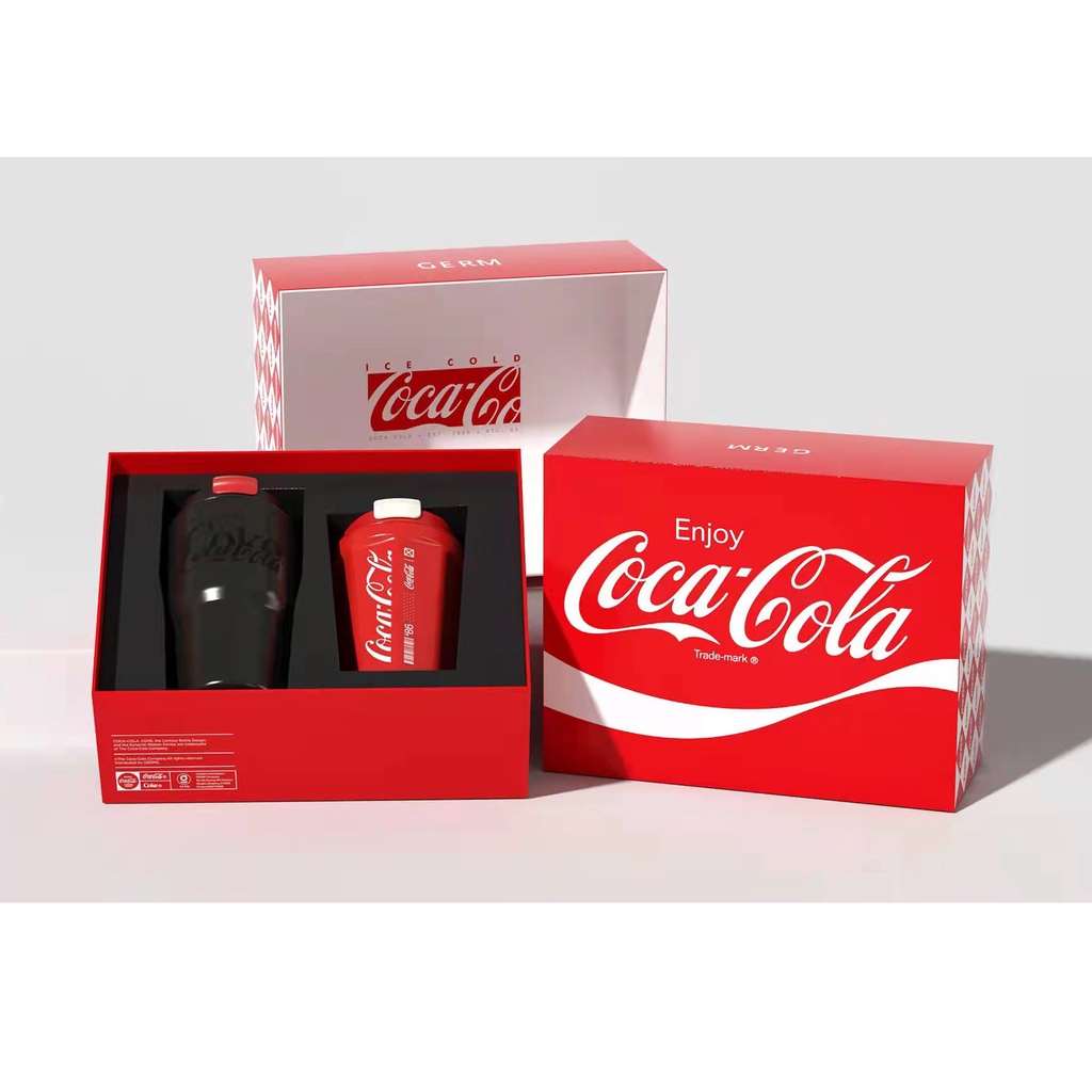Gift Box GERM Coca-Cola Co-Branded Coffee Cup Liner 316 Grade Stainless ...