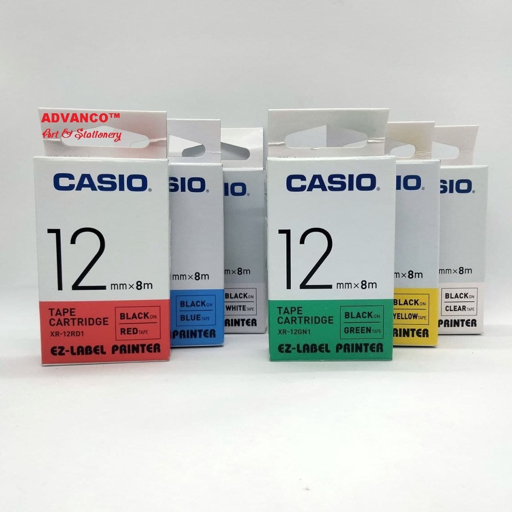 CASIO LABEL PRINTER (KL-120-W) SUPPORTED TAPE SIZES 18MM | 12MM | 9MM ...