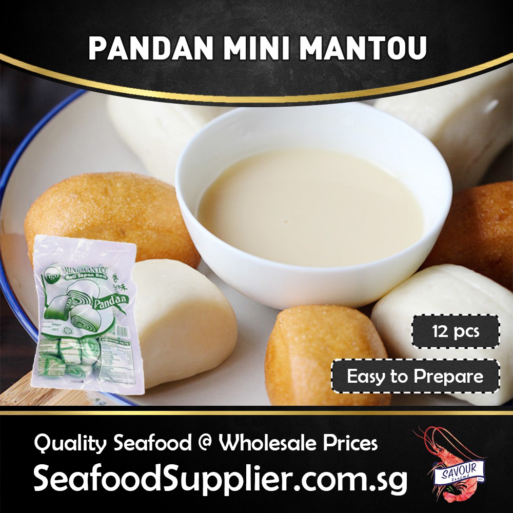Mini Mantou - Pandan (Savour Gourmet) | Shopee Singapore