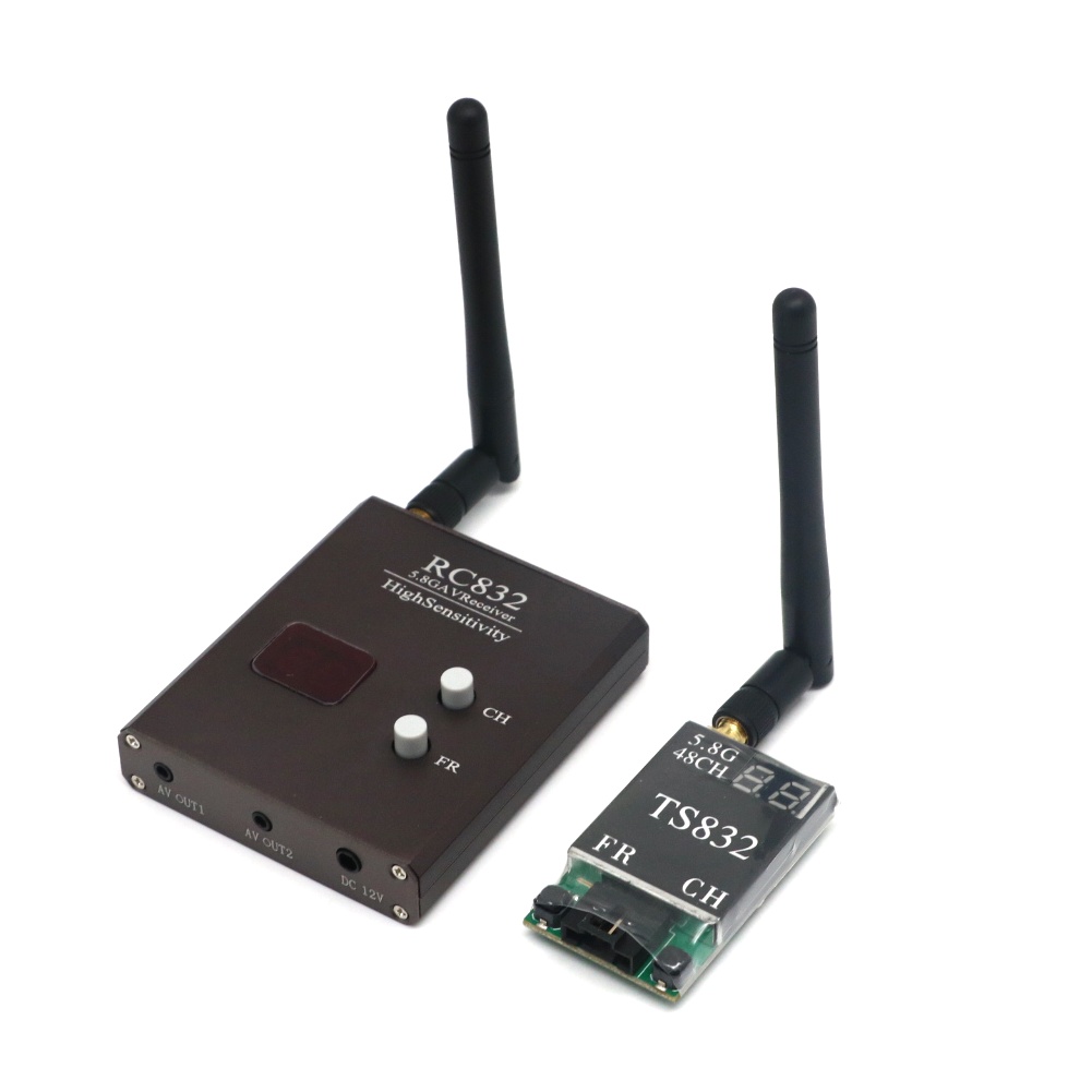TS832 Transmitter & RC832 Receiver 48CH 5.8G 600mw 5km Wireless Audio ...