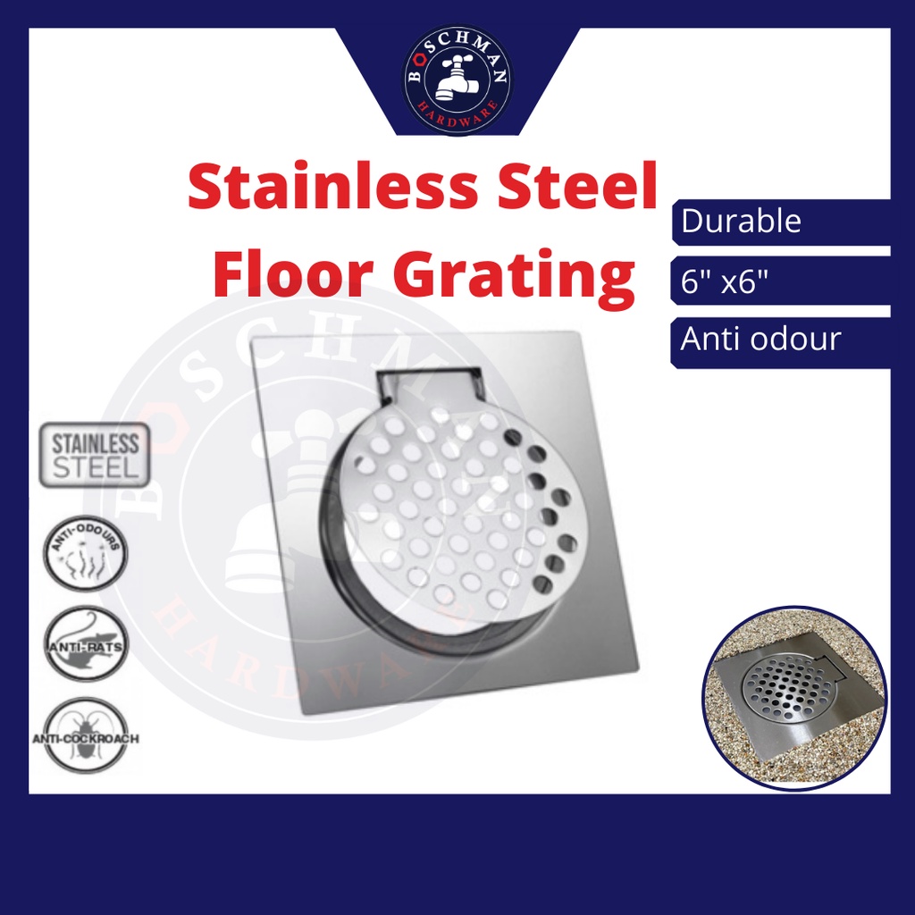 Stainless Steel Floor Grating Water Drainer Floor Trap cover Floor ...