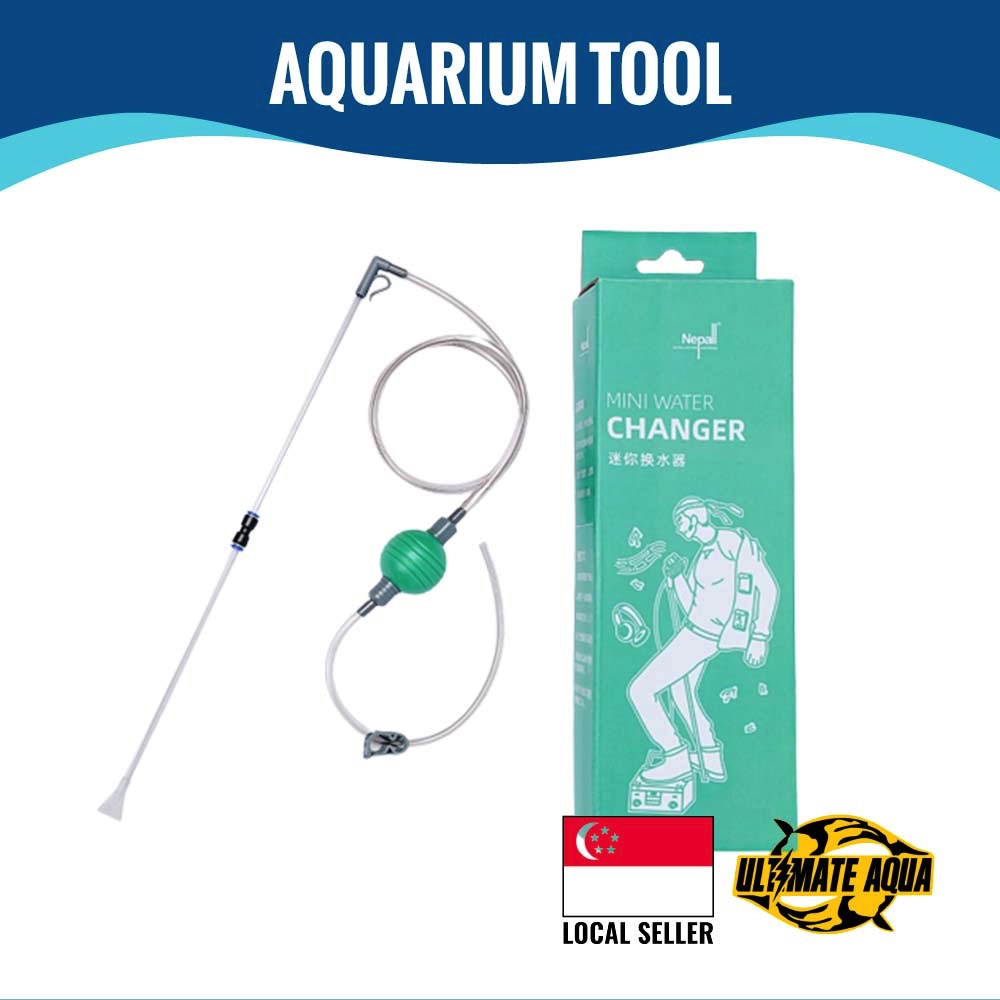 Nepall Aquarium Water Changer, Mini Cleaning Tool With Long Pipe, Handy ...