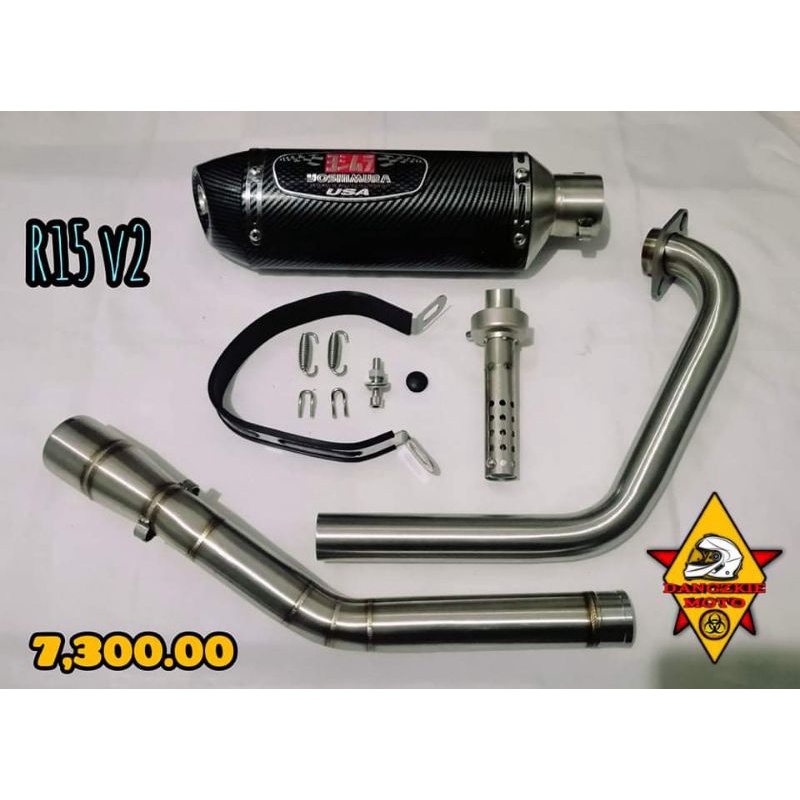 Yamaha R15 V2/V3 Yoshimura R77 Full Exhaust System | Shopee Singapore