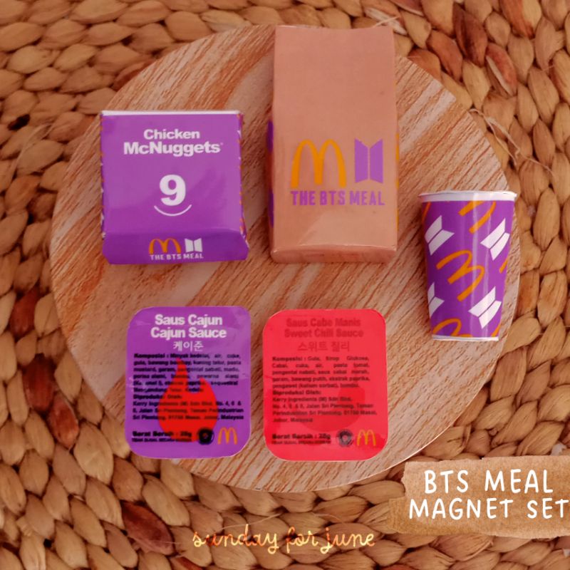 BTS Meal Magnets / Borae / Refrigerator Magnets / BTSMeal / Army ...