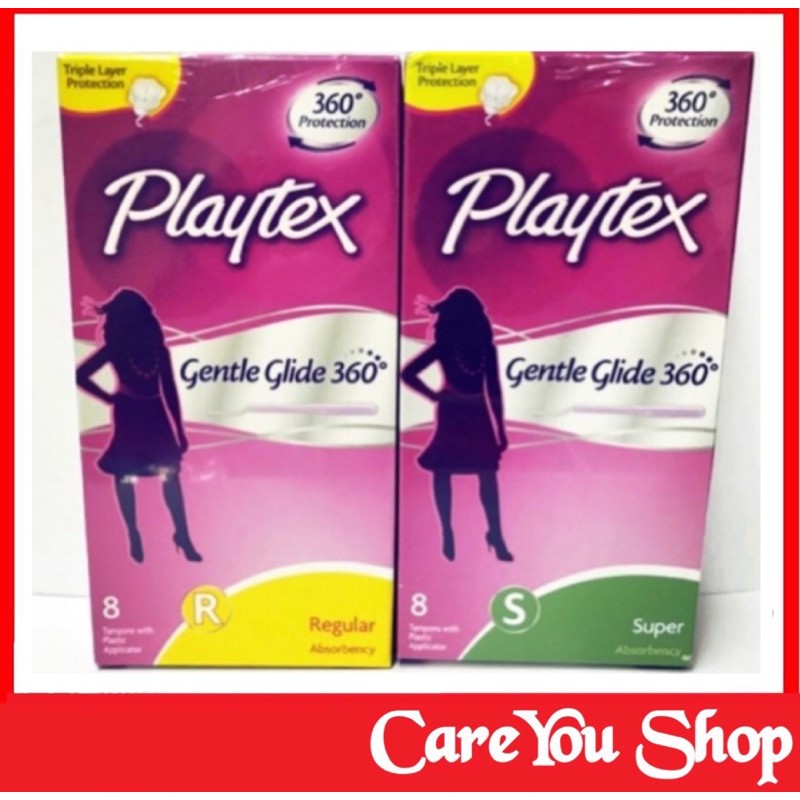 Playtex Gentle Glide Regular Tampons Fit Anatomy Every Activity 1 Box ...