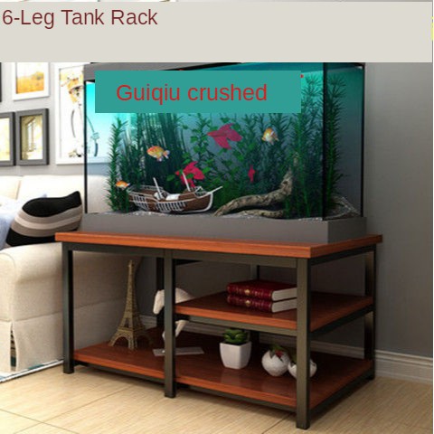 4ft fish tank cabinet stand table furniture frame steel wood base shelf ...