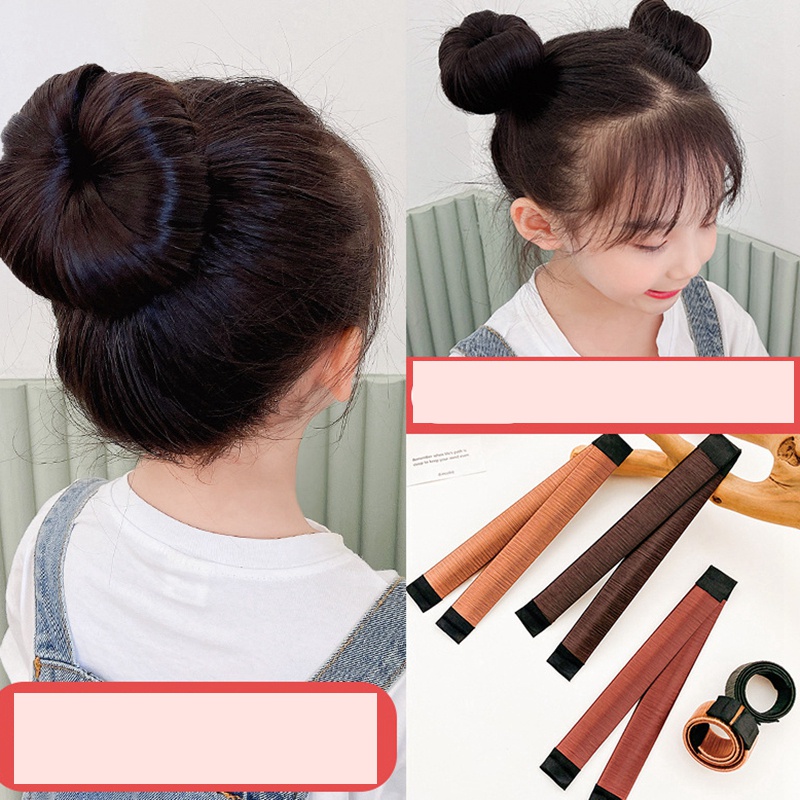 Children's Balls Hair Plate Device Girls Simple Flower Buds Head Push ...