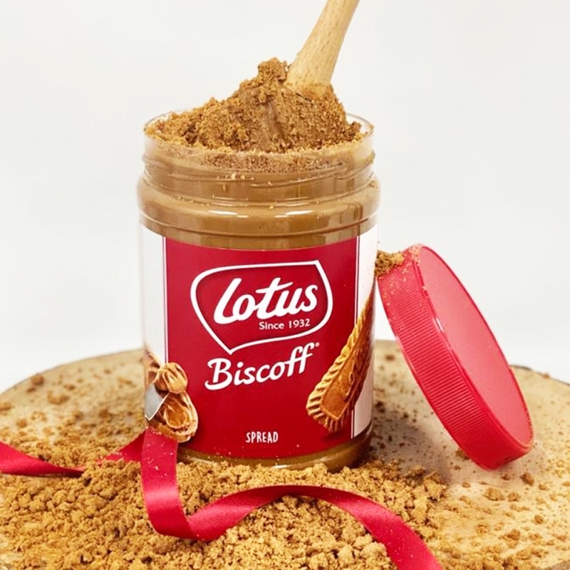 LOTUS Biscoff Crunchy Smooth Spread 380g Baking topping jam 焦糖饼干 抹酱 面包酱 ...