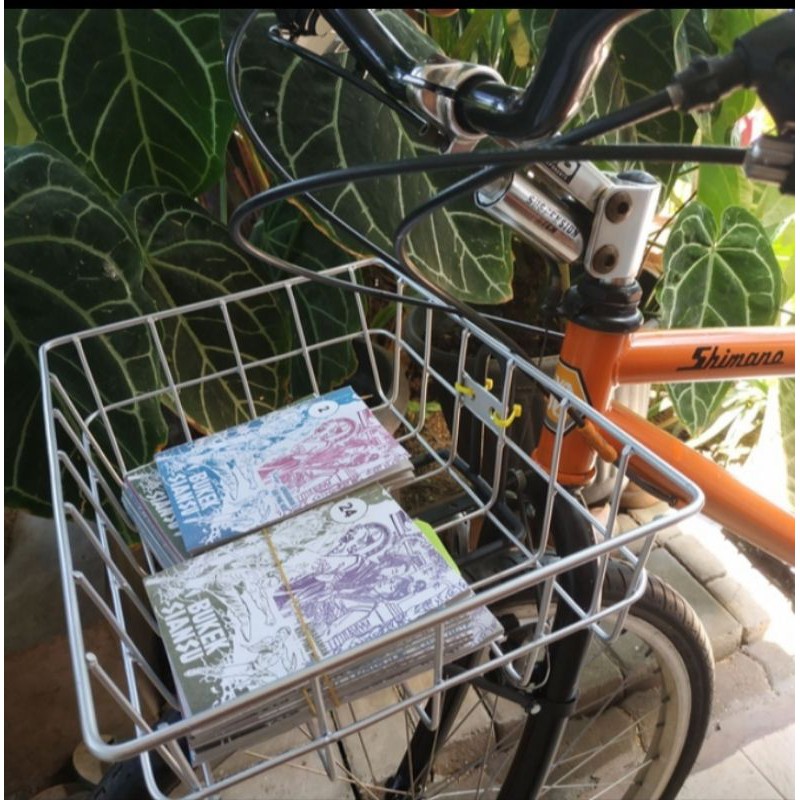 Minion, fixie, federal, MTB, etc bicycle basket | Shopee Singapore