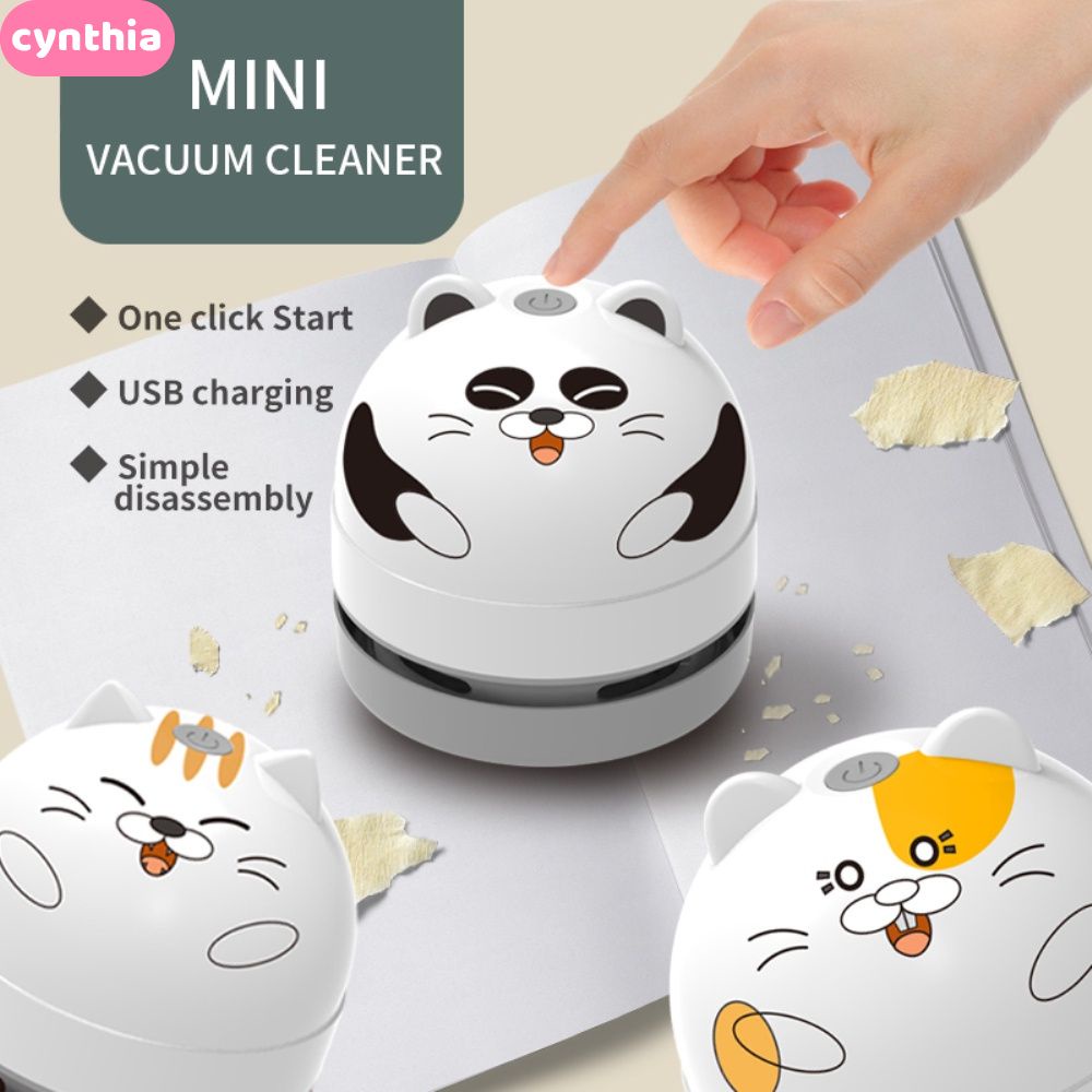 Ready Desktop Vacuum Cleaner USB Charging Portable Mini Table Dust ...
