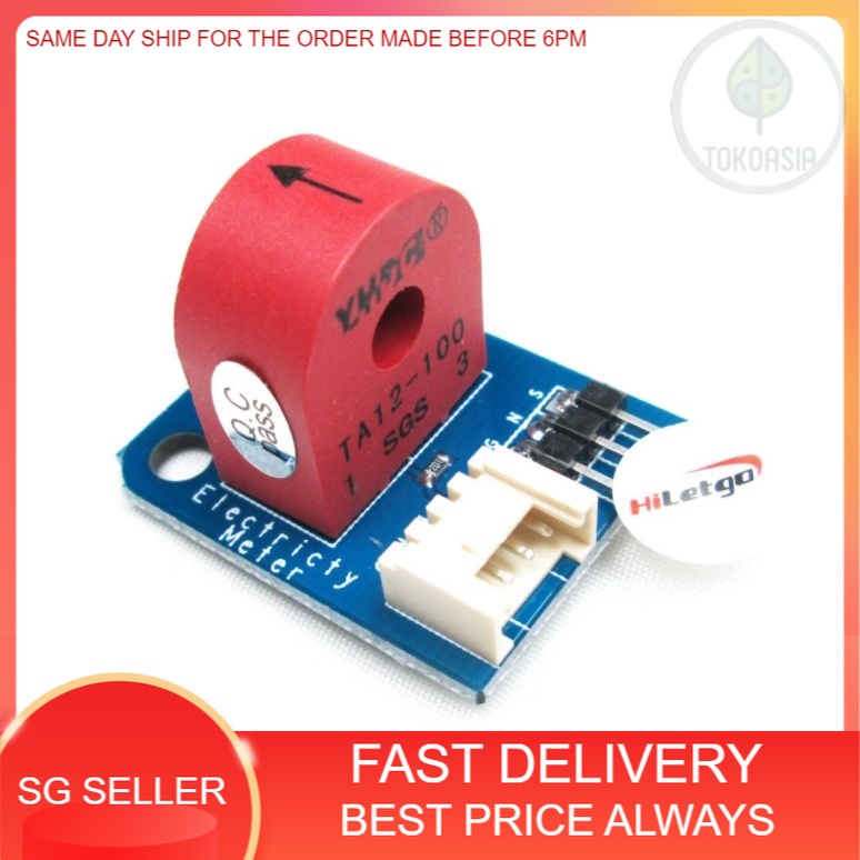 Ready Stock Ta12 100 Analog Current Meter Sensor Module Ac 0~5a