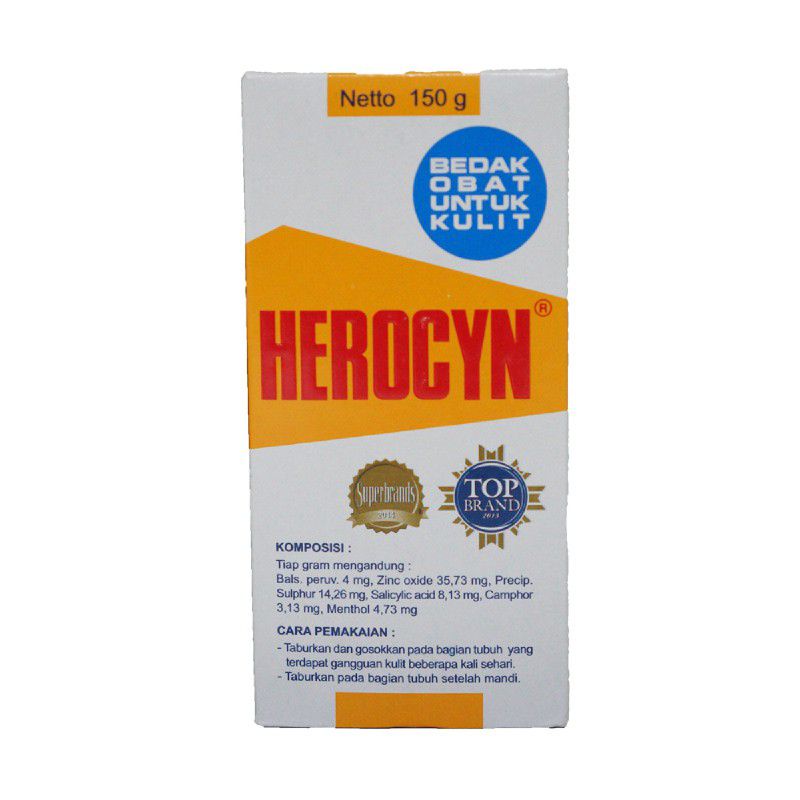 Herosin HEROCYN Itching Medicine Powder For Skin 150g | Shopee Singapore