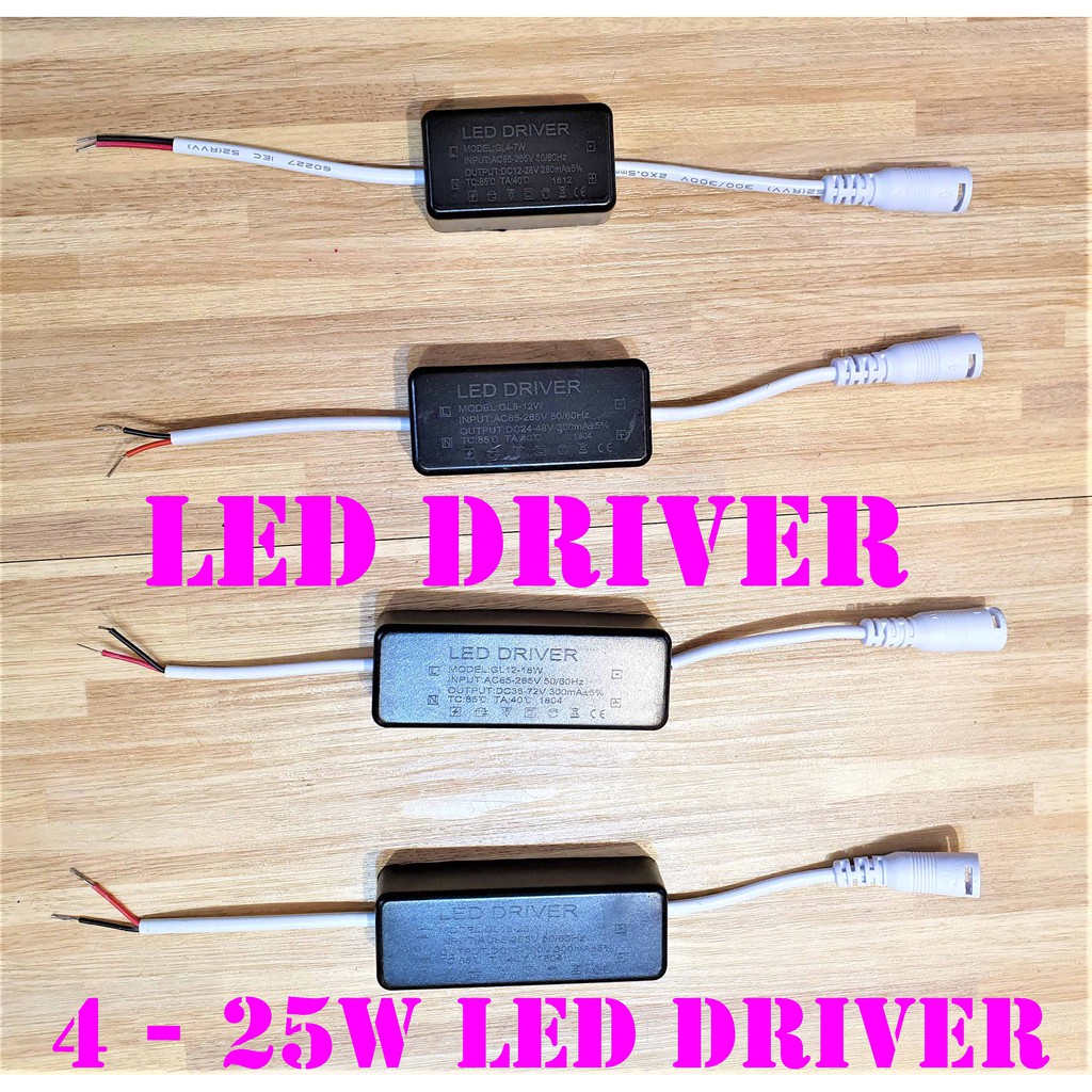 LED Driver SINGAPORE 6W/12W/18W/24W LED Driver 300mA LED Ceiling Light ...