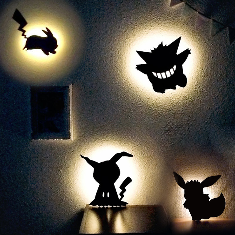 Pokemon LED Wall Light Series Japan Pokemon Limited Only Flat Night ...