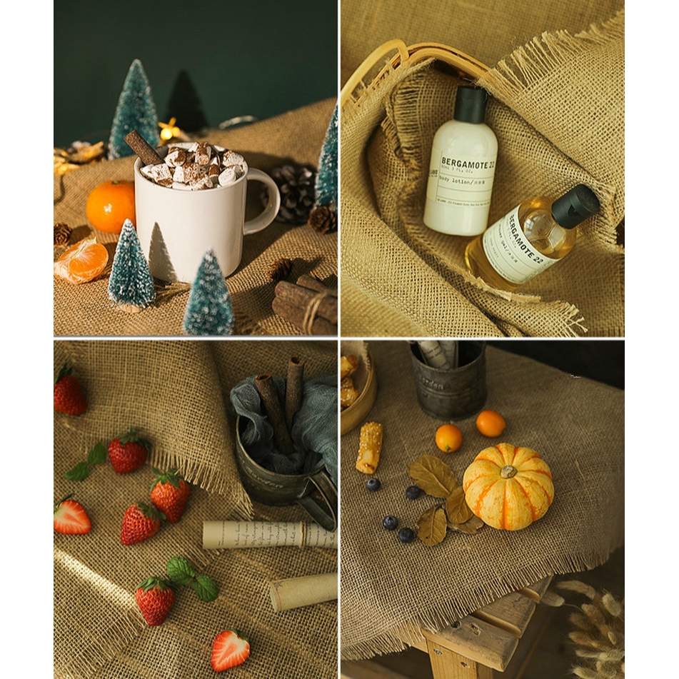 Hot Sales Linen Photo Props Retro Shooting Props Jewelry Decoration ...