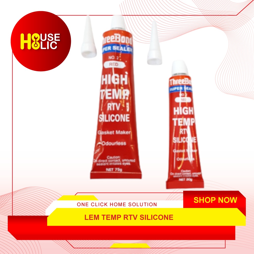THREE BOND Super Sealer Threebond HI Temp RTV Silicone Glue/ | Shopee ...