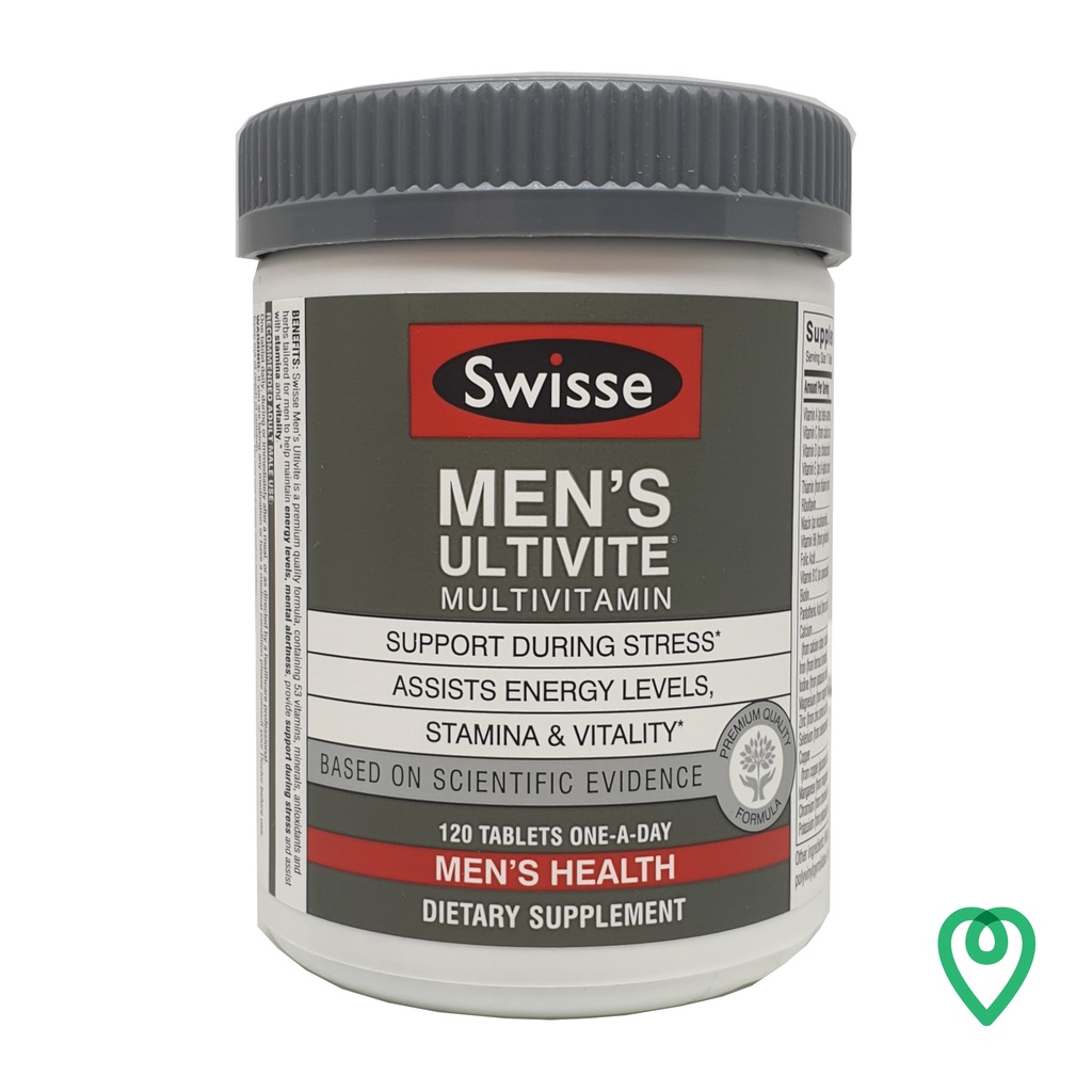 SWISSE MENS ULTIVITE MULTIVITAMIN 120 TABLETS EXPIRY 22 JULY 2022 | Shopee Singapore