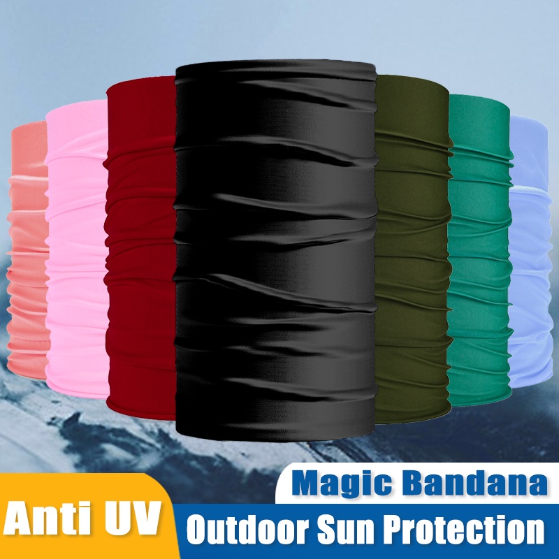 Bigfoot Solid Colour Outdoor Anti UV Buff Bandana Sand Proof Headscarf ...