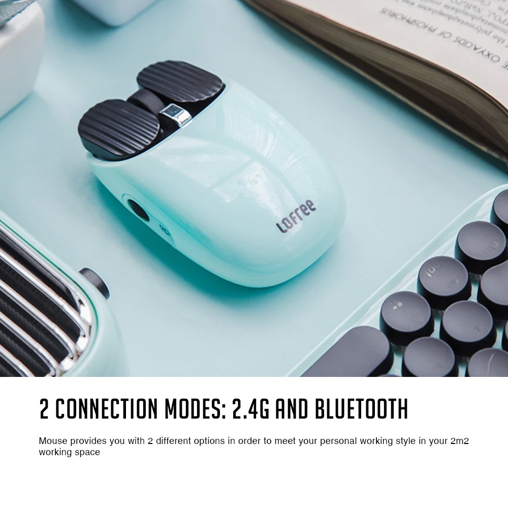 LOFREE Maus 2.4G Wireless & Bluetooth Mouse | 1Year Local Warranty | Shopee Singapore