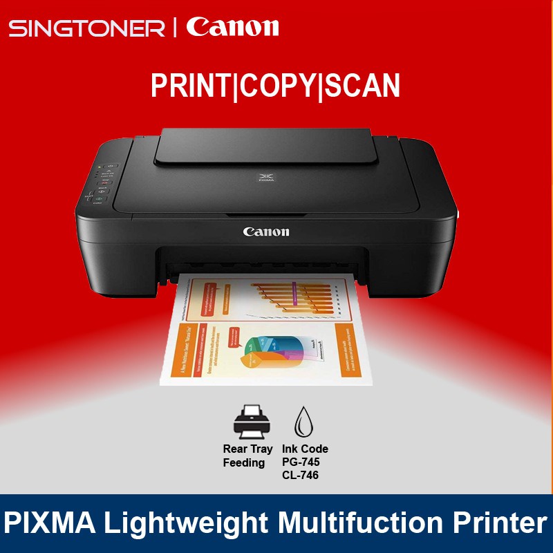 Canon PIXMA MG2570S MG2570 Compact All-In-One for Low-Cost Colour ...