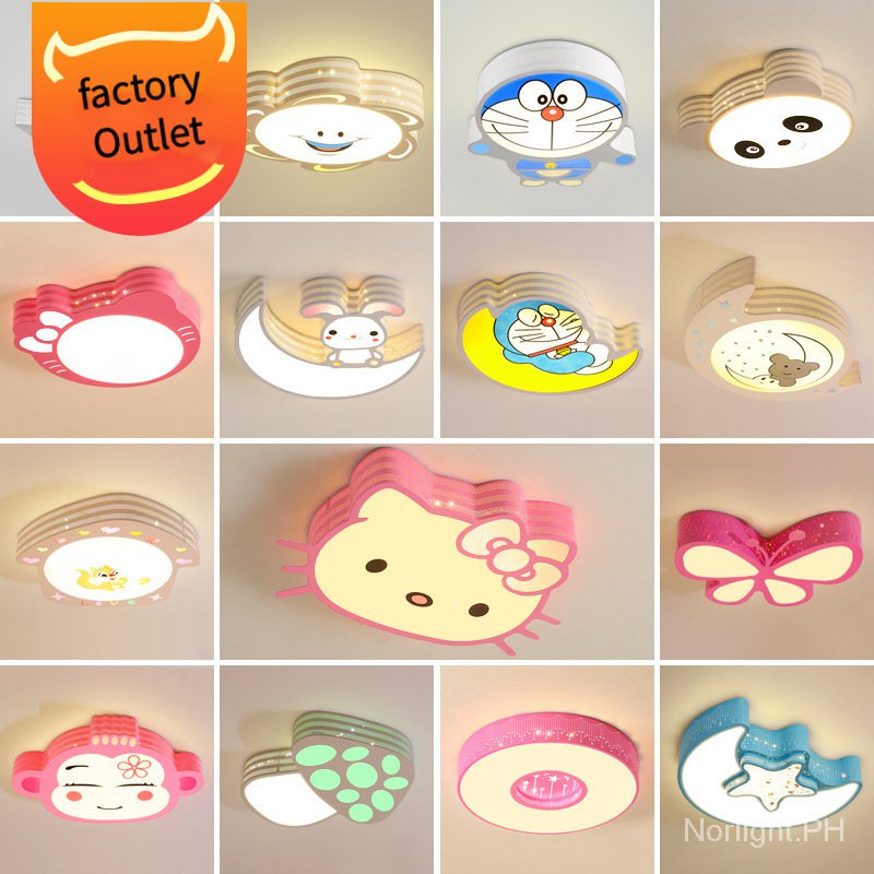 Aircraft light cartoon ceiling light Modern LED children's room light ...