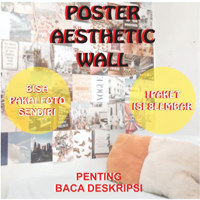 Aesthetic Wall Poster/Aesthetic Wall Poster/Art Wall A5/A6 /CUSTOM ...