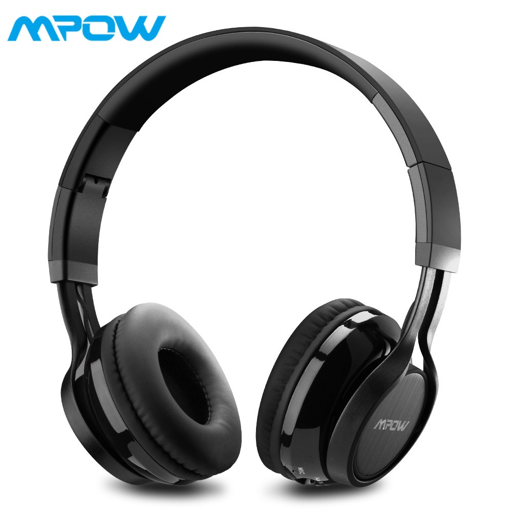 Mpow Thor Foldable Over-head Wireless Bluetooth Stereo Headphones with ...