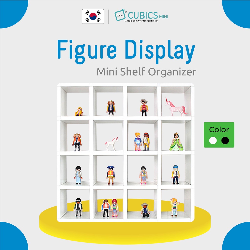 [Smart Kiz] CUBICS MINI Figure Display / Shelf Organizer/ Modern ...