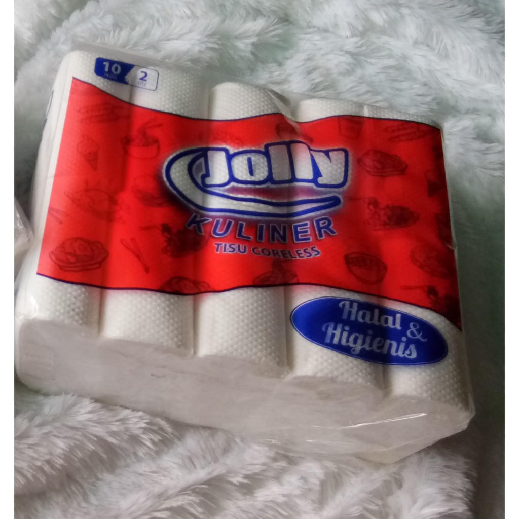 Jolly CORELESS Tissue Contains 10 Rolls Of Cardboard (1 Cardboard ...