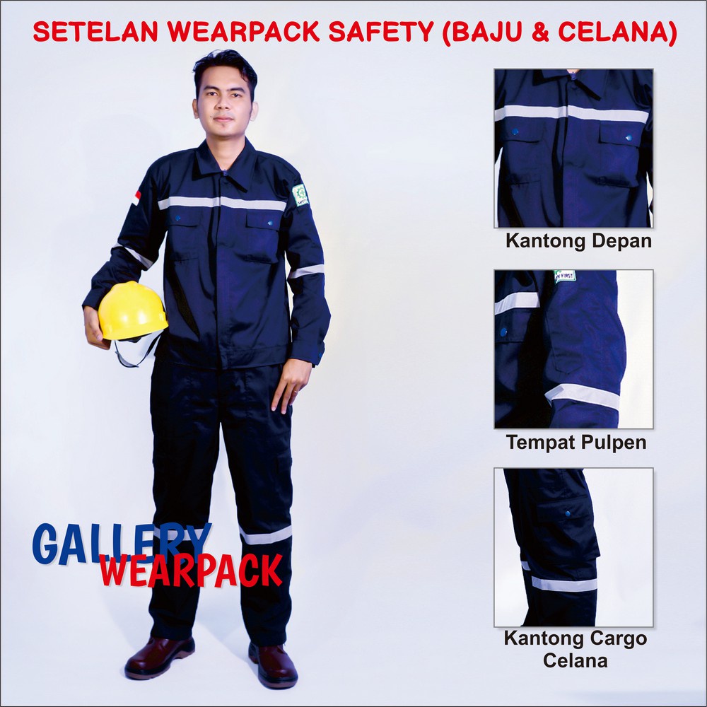 Wearpack Coverall Safety Uniform Quality Field Project | Shopee Singapore