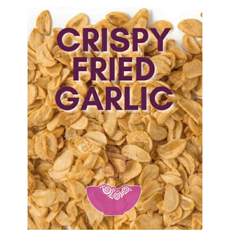 Delicious crispy garlic net 100 grams of hygienic halal fried garlic ...