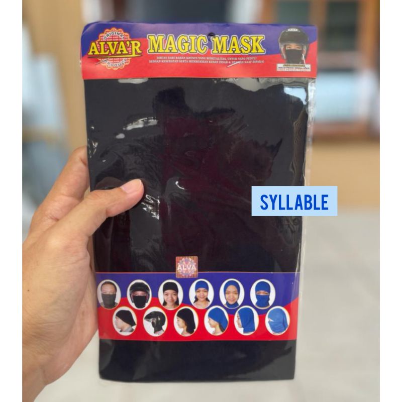 Premium Grade A Spandex Buff Mask Alva Magic Mask Premium Motorcycle ...
